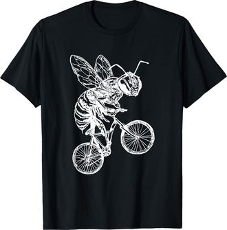 Seembo Bee Cycling Fahrrad, Tier, Insekt, Lustiges Biker, Fahrrad T-Shirt
