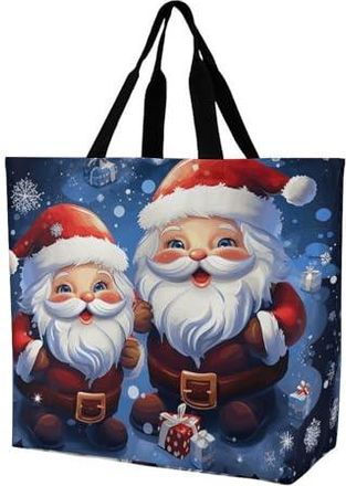 Generic P&egrave;re No&euml;l Super Mignon Sac Cabas Grand Sacs De Courses L&eacute;ger Sac Fourre Tout Pour Universit&eacute; Gym Plage