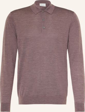 Profuomo Profuomo Strick-Poloshirt lila
