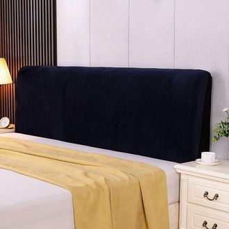 Generic Bettkopfteil Hussen Stretch Bett Kopfteil Bezug Double King Queen Single Verdickter Diamant Samt Staubdichter All Inclusive R&uuml;ckenlehnenschutz Schonbe