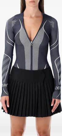 Off-white Langärmeliger Diag Body ohne Reißverschluss - Grau