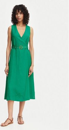 Tommy Hilfiger Sommerkleid WW0WW48951 Gr&uuml;n Regular Fit
