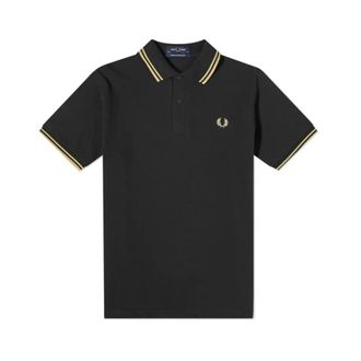 Fred Perry M12 Polo - - Tops - Herren - Schwarzk - 2XS