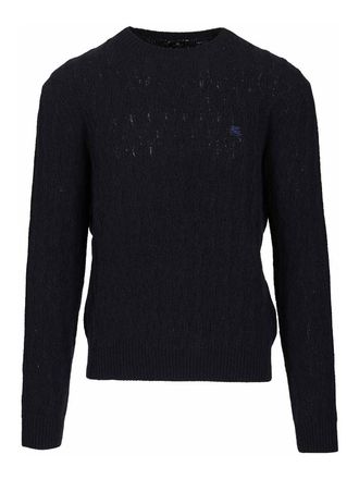 Etro Rundhalspullover - Blau