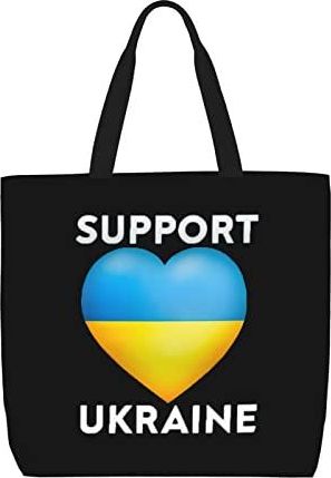 Generic Sac Fourre-Tout Priez Pour LUkraine Sac Cabas Avec Poign&eacute;es R&eacute;utilisable Sacs &Agrave; Main, Pour &Eacute;cole, Femmes, Voyage, Filles