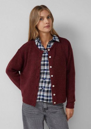 s.Oliver Cardigan Strickjacke Cardigan aus Alpakamix