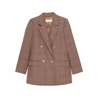 Max Mara Zweireihiger Blazer - - Jackets - Damen - Braun - 2XS