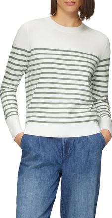 s.Oliver Damen Pullover gestreift 2161704 Hellgr&uuml;n 40