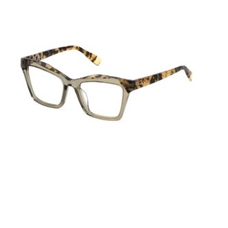 Furla Cat Eye Brille mit Logo-Druck - - Accessories - Herren - Gr&uuml;n - ONE SIZE