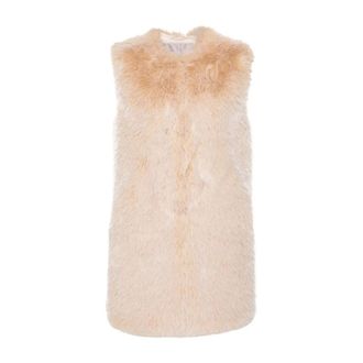 Herno Pelzweste - - Jackets - Damen - Beige - S