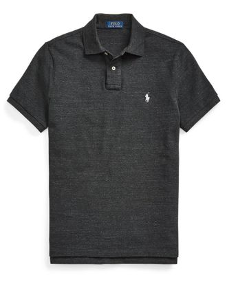 Ralph Lauren Piqu&eacute;-Poloshirt mit Logo-Stickerei, Custom Slim Fit in