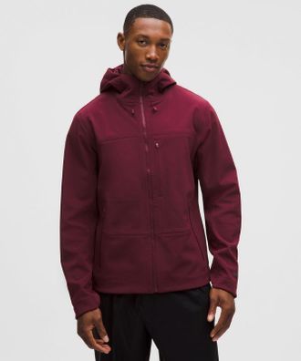 lululemon Cross Chill City-to-Trail-Jacke f&uuml;r M&auml;nner - Gr&ouml;&szlig;e 2XL in Burgundy Bay