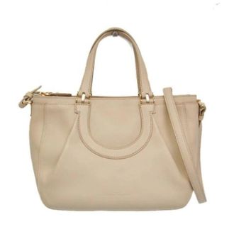 Ferragamo Pre-owned Leder Schultertasche - - Pre-owned - Damen - Beige - ONE SIZE