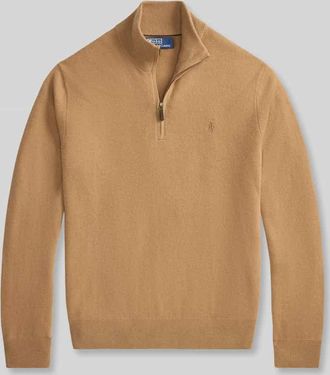 Polo Ralph Lauren Regular Fit Troyer aus reiner Wolle