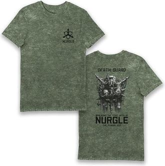 Bioworld Warhammer 40 000 Nurgle Death Guard T-shirt écologique, Vert, XL