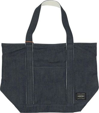 Porter-Yoshida & Co. Homme, Sacs, Bleu, Taille: ONE Size Jean Tote Bag (S) Rigid