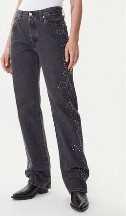 Levi's Jeans 501 90 A1959-0092 Schwarz Straight Fit