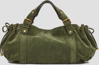 Gerard Darel Sac &agrave; main en cuir velours - 24H
