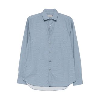 Canali Herren, Shirts, Blau, XLGr&ouml;&szlig;e
