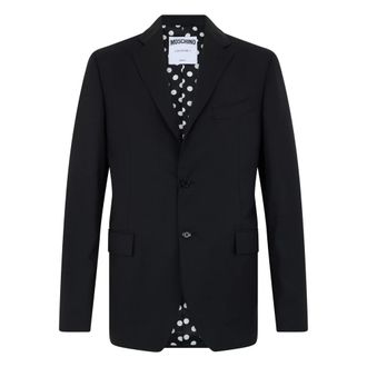 Moschino Einknopf-Sakko - - Jackets - Herren - Schwarzk - XL