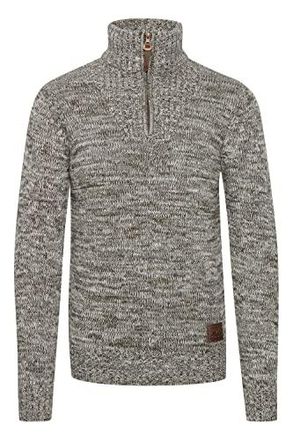 Solid SDPhilostrate Homme Pull en Maille Troyer Pull &agrave; Grosse Maille avec col Troyer 100% Coton Regular Fit, Taille:3XL, Couleur:Ivy Green (3797)