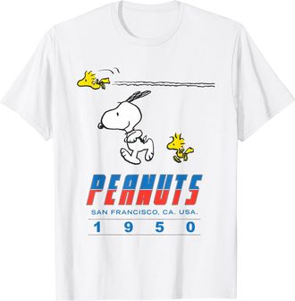 Peanuts Snoopy Woodstock 1950er San Francisco T-Shirt