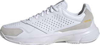 adidas Unisex CourtJam Control 3 Premium Tennis Shoes Tennisschuhe, Cloud White/Cloud White/Cloud White, 39 1/3 EU