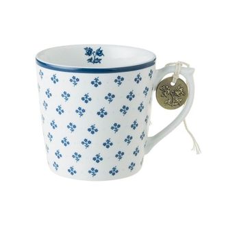 Laura Ashley Henkelbecher, Henkeltasse, Tasse - Blueprint Petit Fleur - 10,6 x 8 cm (Klein)