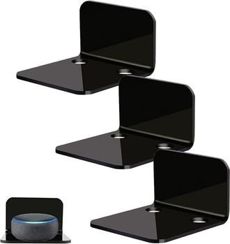 Generic Kleines schwimmendes, Selbstklebende Wandhalterungen mit Kabelbindern, L-St&auml;be auf Regalen Le Mur No de Wall