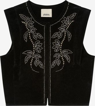 Isabel Marant Gilet Poppy - Femme - Noir - Taille T0 - Isabel Marant