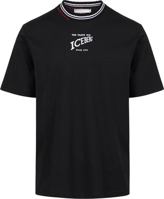 Iceberg Homme, Tops, Noir, Taille: M T-Shirt Coupe Standard