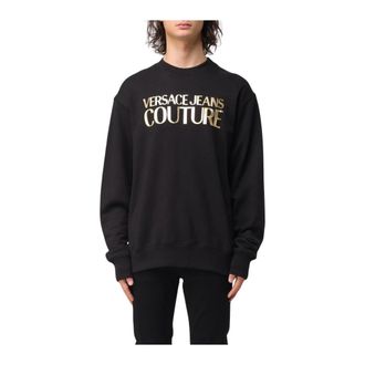 Versace Jeans Couture Logo-Print-Sweatshirt - - Sweatshirts & Hoodies - Herren - Schwarzk - S
