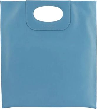 Gherardini Femme, Sacs, Bleu, Taille: ONE Size Piattina Pelle