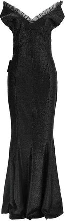Norma Kamali Robe Au Genou - Noir