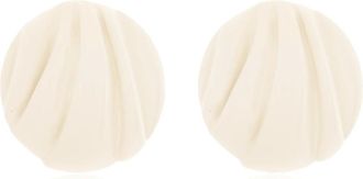 Chlo&eacute; Femme, Accessoires, Beige, Taille: ONE Size Pleats Clip-On Earrings