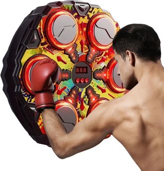 Generic Boxmaschine,Fitness-&Uuml;bungs- und Trainingsausr&uuml;stung - Interaktiver Boxtrainer | F&uuml;r Kinder, Erwachsene, Fitness-Enthusiasten, Gym, B&uuml;ro, Wohnzimmer, S