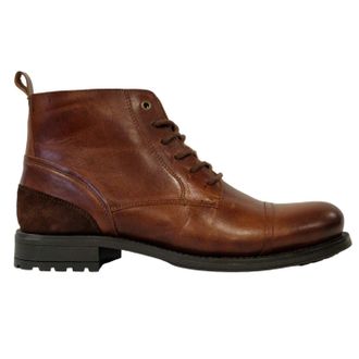 Firetrap Focus Stiefel f&uuml;r Herren, Leder, Blockabsatz (Hellbraun)