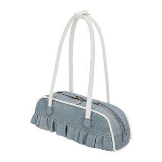 Marge Sherwood Femme, Sacs, Multicolore, Taille: ONE Size X Peanuts Soft Boston Suede Crinkle Leather Ew Mini Piping Bag