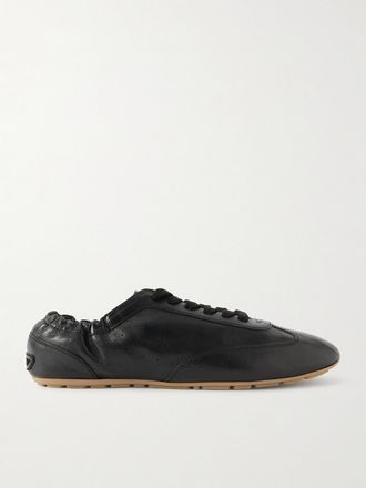 Saint Laurent Lewis Sneakers Aus Leder - Schwarz