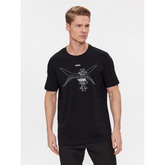 HUGO BOSS T-Shirt 50506358 Schwarz Regular Fit