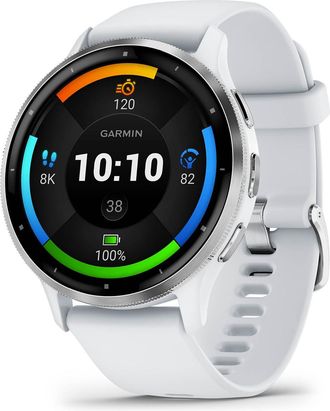 Garmin Venu 3 45mm - Fitness-Smartwatch, 1,4 AMOLED-Touchdisplay, bis zu 14 Tage Akkulaufzeit, 30+ Sport-Apps, Bluetooth Telefonie und Sprachassistenz, Music