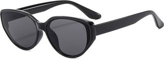 Generic Lunettes De Soleil For Femmes, Monture Petite, For La Conduite En Plein Air, For Les Vacances Et F&ecirc;tes(Black)