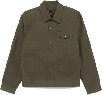 Filson Homme, Vestes, Vert, Taille: S Veste Verte Boutonn&eacute;e avec Poches