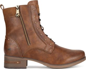 Mustang Jeans Schn&uuml;rschuhe Mustang 1229-522 BIG Braun