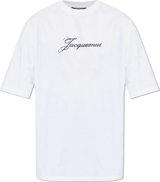 Jacquemus Homme, Tops, Blanc, Taille: M Le T-shirt