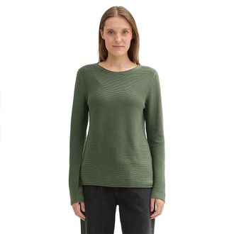 Tom Tailor Damen Strickpullover aus Bio-Baumwolle