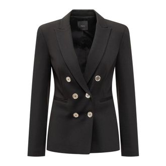 Pinko Pinko, Femme, Vestes, Noir, Taille: 44 FR Blazer Crois&eacute;
