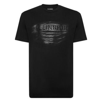 Plein Sport T-Shirt Rundhals - - Sport - Herren - Schwarzk - XS