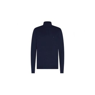 Calvin Klein Wolle Dolcevita Sweatshirts Hoodies - - Knitwear - Herren - Blau - XS