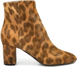 Saint Laurent Stiefel - Loulou Ankle Boots - Gr. 36,5 (EU) - in Braun - f&uuml;r Damen